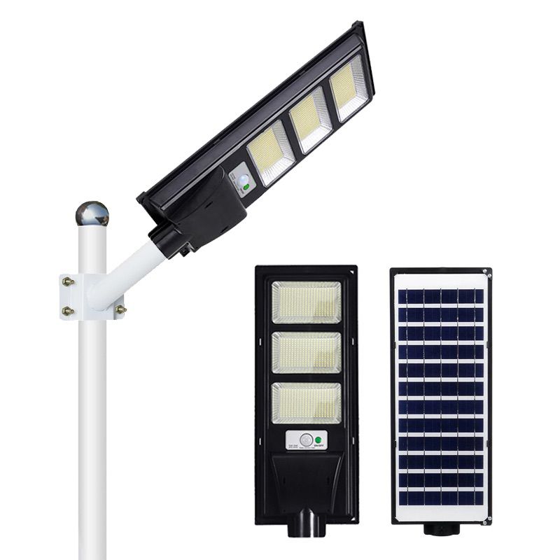 Integrated solar LED street lights